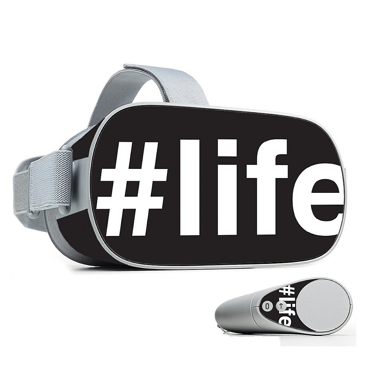 MightySkins Skin Compatible with Oculus Go Mobile VR - Life | Protective, Durable, and Unique Vinyl Decal wrap Cover | Easy to Apply, Remove, and Change Styles | Made in The USA