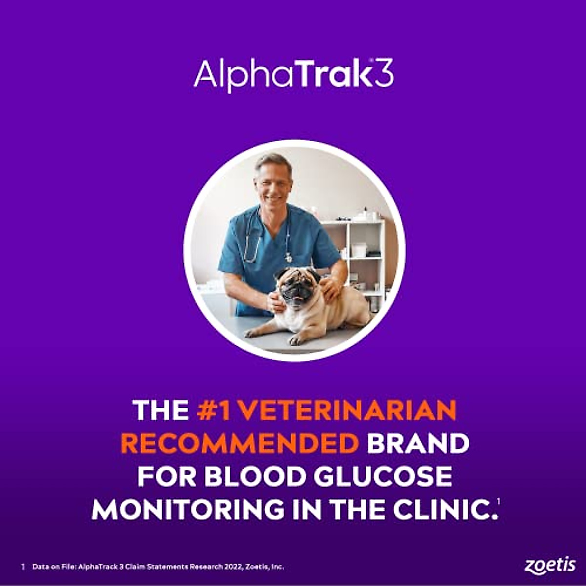 AlphaTrak 3, 8 Piece Pet Blood Glucose Monitoring Kit for Diabetic Cats, Dogs, and Horses All-in-One Solution for in-Clinic Or at Home, with Digital Results