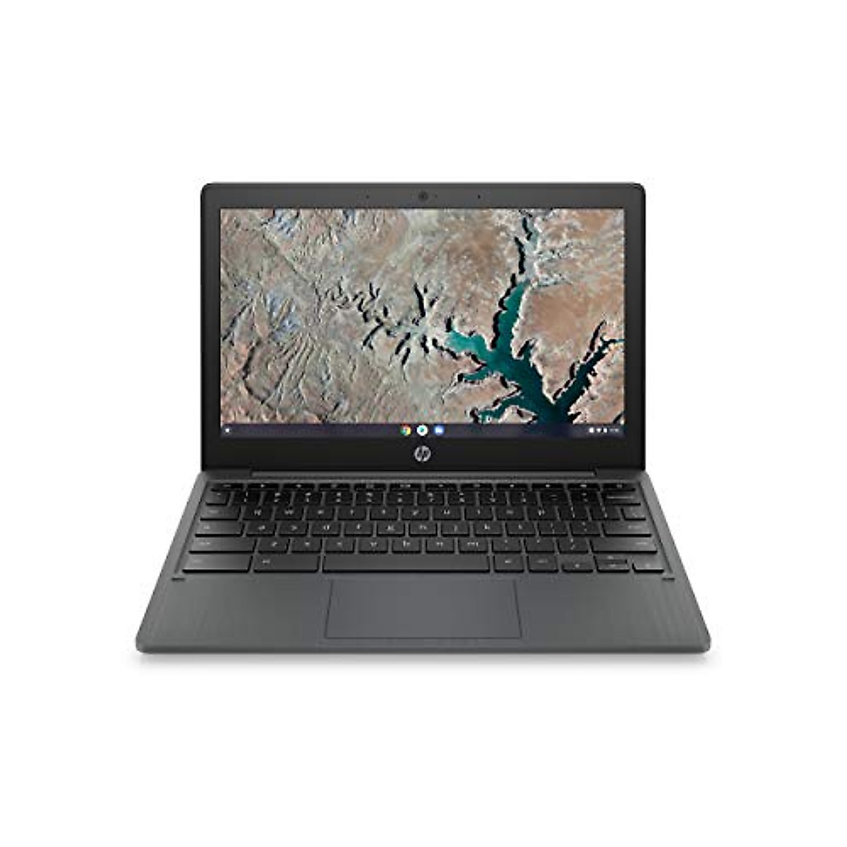 HP Chromebook 11.6-inch Laptop, MediaTek MT8183, MediaTek Integrated Graphics, 4 GB RAM, 32 GB eMMC Storage, Chrome (11a-na0010nr, Ash Gray) (Renewed)