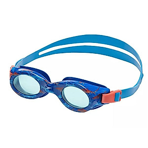 Speedo Junior Glide Jr. Print Goggles - Blue / Orange / Jade