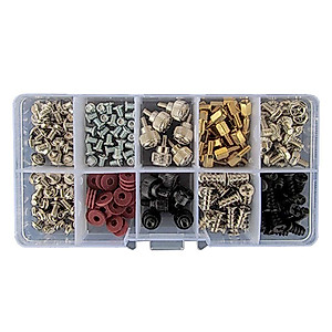 Screw 228PCS Screws Computer DIY Set Accessories for Motherboard Mounting Hardware for PC Hard Disk Assortment Kit Repair Tool