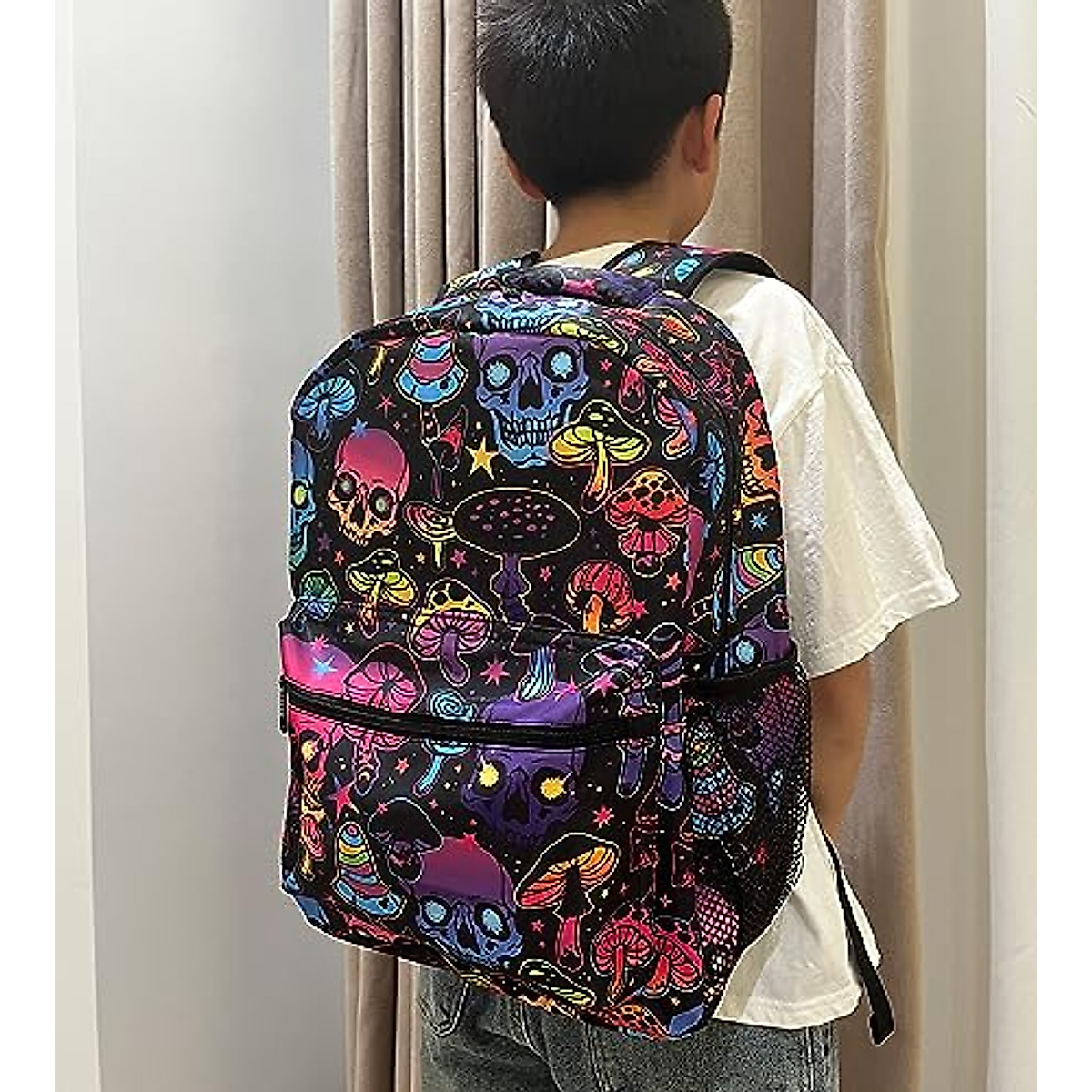 MAZACUIR Mushroom Backpack Kids Backpacks for Boys and Girls,Mushroom Backpack Childrens School Backpack, Backpack for Children