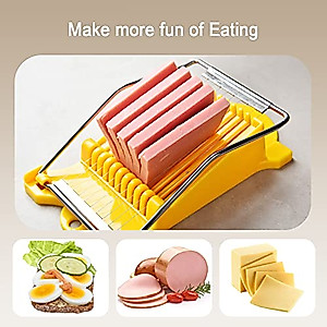 Spam Musubi Mold Rice Ball Maker Onigiri Kit - 7 Pcs Onigiri Mold Set with Luncheon Meat Cheese Egg Butter Cutter Slicer and Rice Paddle - Easy To Use Premium Quality Rice Mold Maker