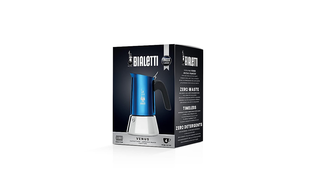 Bialetti Venus Blue 4 Cup Espresso Maker