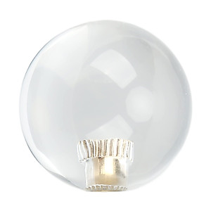 EVTSCAN 35mm Crystal Round Transparent Rocker Ball Head - Arcade Game Machine Joystick Handle Top Ball