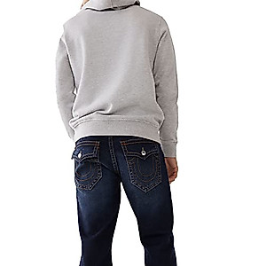 True Religion mens Ricky Straight Leg Jeans, Muddy Waters, 34W x 32L US