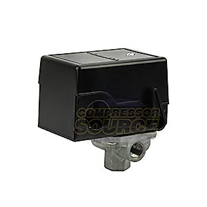 Pressure switch for air compressor made by Furnas / Hubbell 69JF7LY2C 95-125 Four port w/ unloader & on/off lever