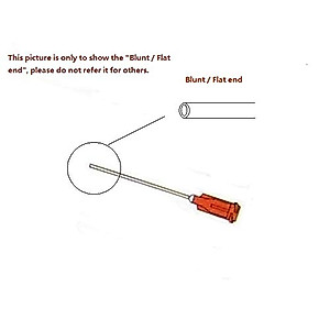 Luer Lock Blunt Needles Glue Dispensing Needle Tips 1" 14 Gauge 100 Pieces