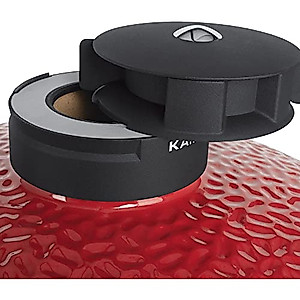 Kamado Joe BJ24NRHC Big Joe II Stand Alone Charcoal Grill, Blaze Red