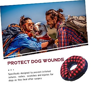 BESPORTBLE 2pcs Elizabeth Adjustable Pet Puppy Surgery Supply Dog Pet Pet Neck Pillow Cat Accessory Cat Recovery Supply Cat PVC Spine Collars