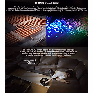 Slamtec RPLIDAR A2M12 360 Degree 2D Lidar Sensor Kit, 15Hz Scan Rate and 12 Meters Distance Module for Intelligent Obstacle Avoidance/Robot/Maker Education