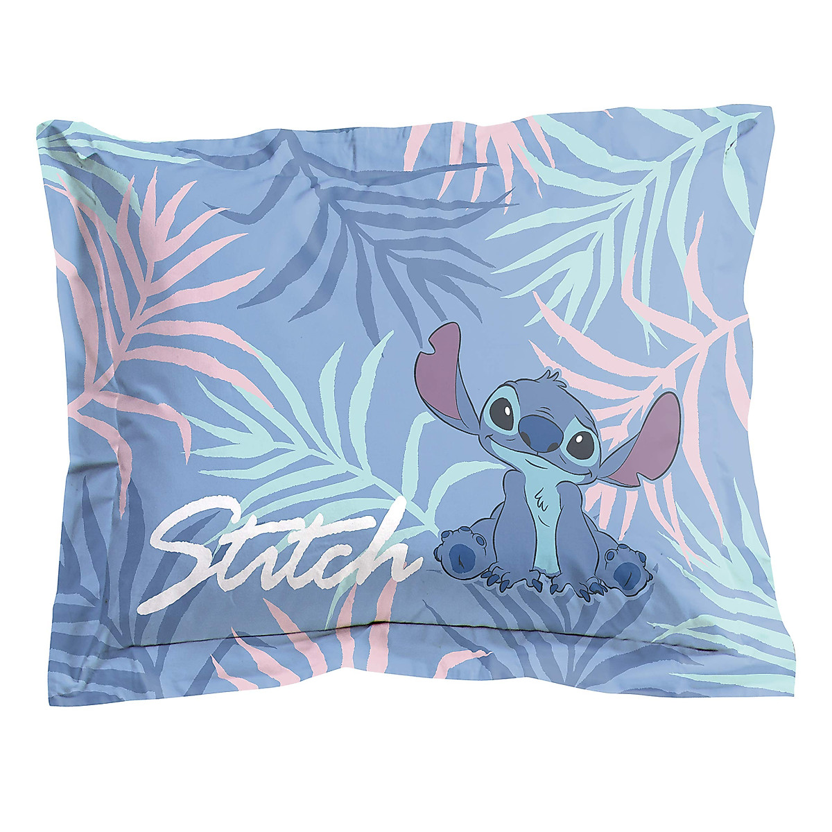 Disney Lilo & Stitch Paradise Dream Twin Comforter & Sham Set - Super Soft Kids Reversible Bedding - Fade Resistant Microfiber (Official Disney Product)