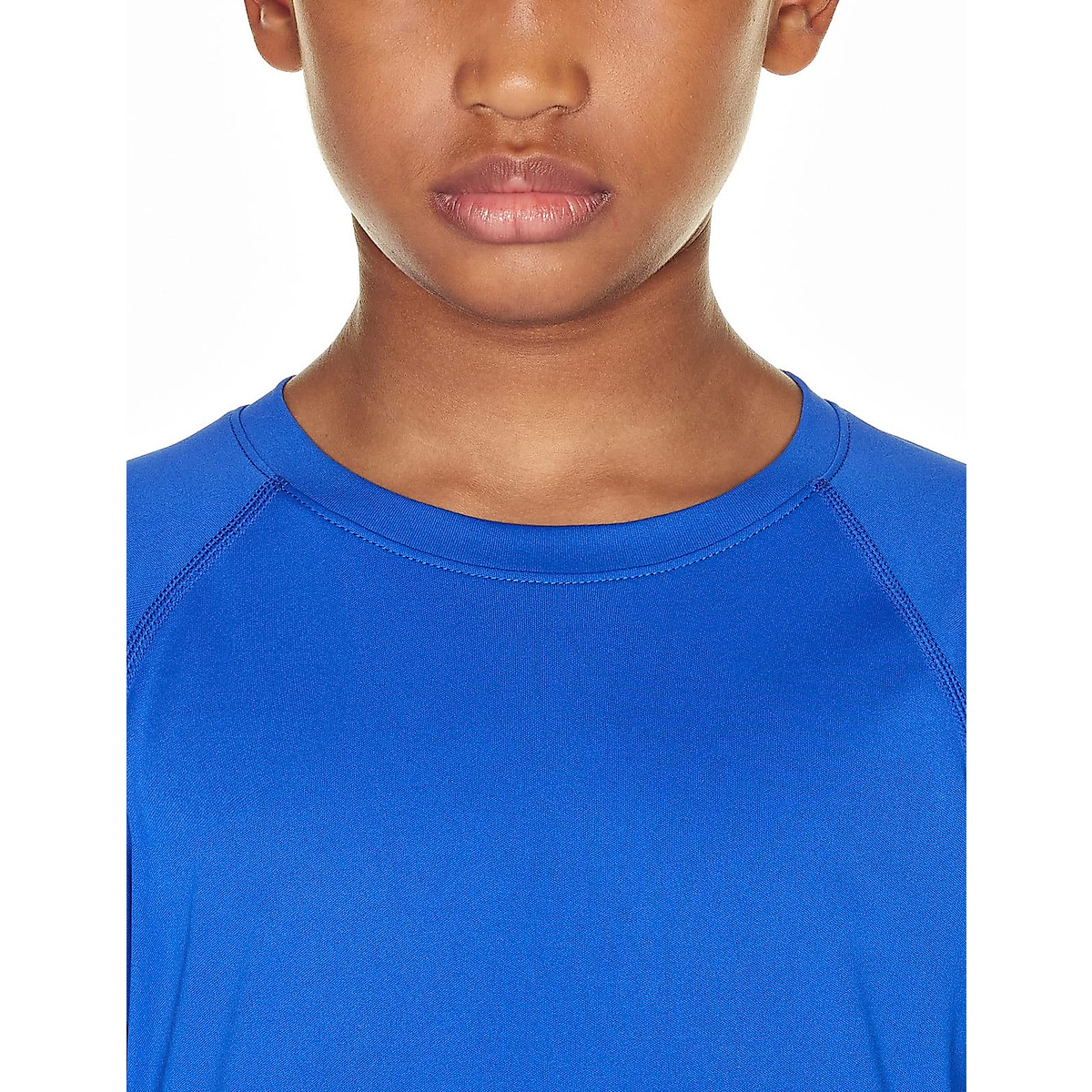 TSLA Kids Youth UPF 50+ Long Sleeve T-Shirt, Athletic Sports Dry Fit Sun Shirts, UV Sun Portection Fishing Shirts, Loose Fit Rashie Blue, 14