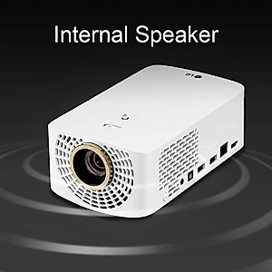 LG HF60LA LED Full HD Cinebeam Projector with Smart TV and Bluetooth Sound Out (White) (Renewed)