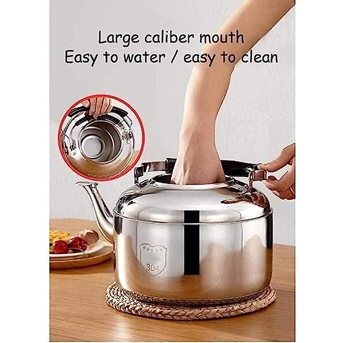 Tea Kettle Stovetop Whistling Tea Kettle Stainless Steel Whistling Tea Kettle Stovetop Tea Pots For Stove Top Tea Kettle Teapot Stove Top Kettle Tea Kettle for Stove Top