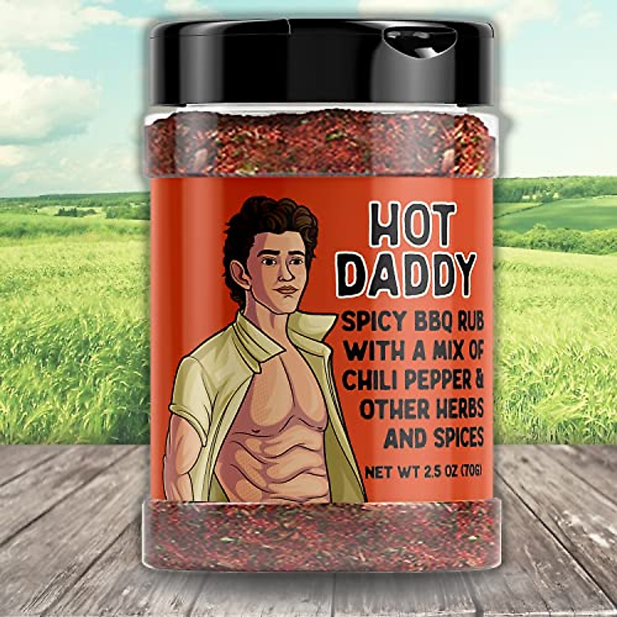 BBQ Rub Dad Gift Set - Sugar Daddy, Hot Daddy, Cool Daddy, Smoky Daddy. Barbecue Seasoning, Fathers Day Christmas Stocking Stuffers for Dads Birthday Gifts for Men Valentines Day Gift for Him