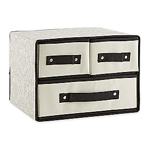DII Breathable Closet Organizer, 3 Drawer, Damask