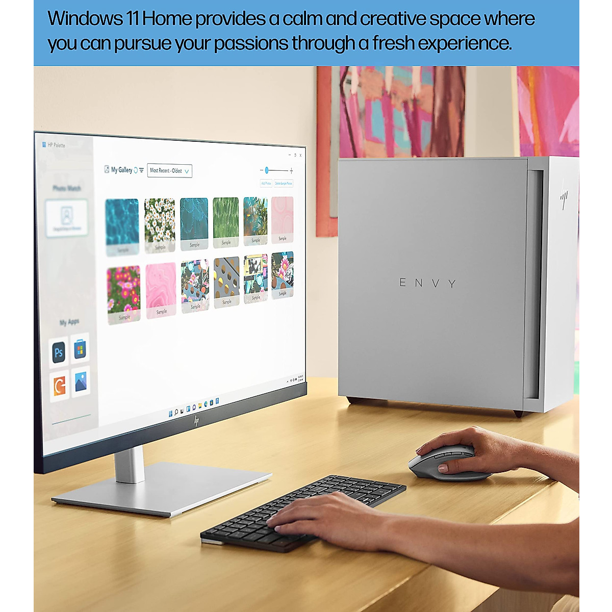 HP 2023 Envy Gaming Tower Business Desktop Computer, 12th Gen Intel 16-Core i9-12900, 32GB DDR4 RAM, 2TB PCIe SSD, GeForce RTX 3070 8GB, WiFi 6, Bluetooth, Windows 11 Pro, BROAG 64GB Flash Drive