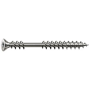 SPAX #10 x 2-1/2in. Flat Head Stainless Steel Screw with Double Lock Thread - 1 LB Box