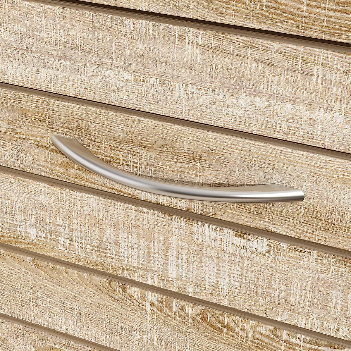 ECACAD 3-Drawer Shoe Storage Cabinet with Ventilate Doors, Wood 3-Tier Shoe Rack Storage Organizer for Entryway, Hallway, Brown (22.4”W x 9.4”D x 42.3”H)