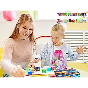 24 Pack Mini Slime, Galaxy Slime Party Favors, Stretchy Slime Kit for Classroom Prizes, Christmas Stocking Stuffers, Goodie Bag Stuffers for Kids Boys Girls 5-12.