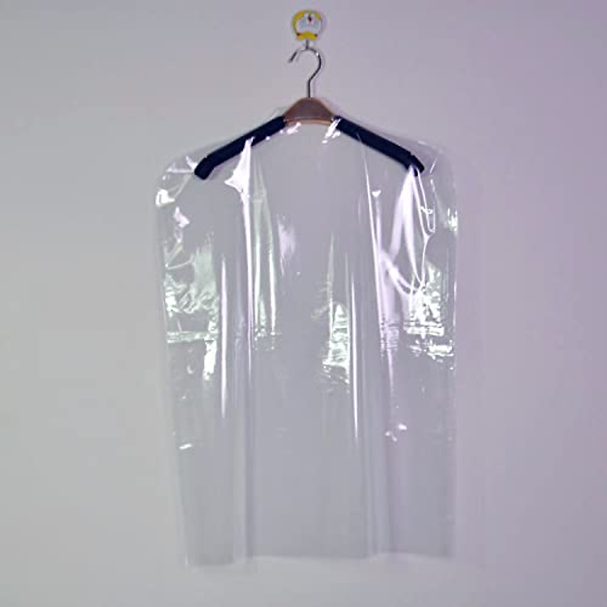 10pcs Clothes Suit Garment Dustproof Cover Transparent Plastic Storage Bag