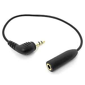 Movo MC4 TRRS to TRS Adapter - 3.5mm (Female) TRRS Microphone Adapter Cable to 3.5mm TRS (Male) for Cameras and Recorders