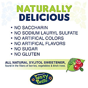 Tanner's Tasty Paste Ooh La La Orange - Anticavity Fluoride Children’s Toothpaste/Great Tasting, Safe, and Effective Vanilla Flavored Toothpaste for Kids (4.2 oz.)