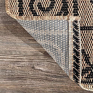 nuLOOM Kathleen Traditional Indoor/Outdoor Area Rug, 6x9, Brown