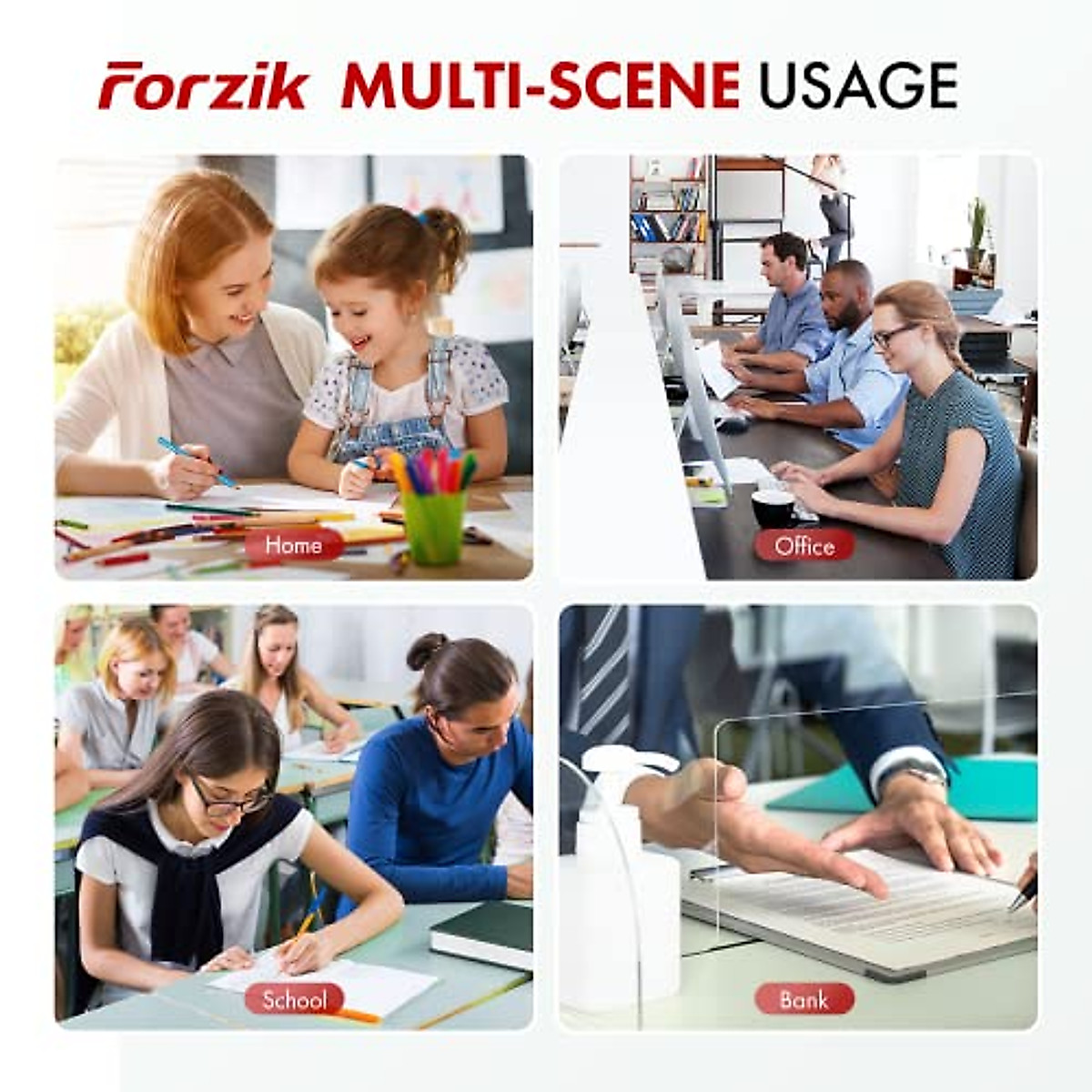 Forzik PGI-280XXL CLI-281XXL Ink 280 and 281 Cartridges Replacement Compatible with PIXMA Printer TR8520 TS9120 TS6200 TS6220 TS8120 TS8220 TR7520 TS6120, 1PGBK 1Black 1Cyan 1Magenta 1Yellow