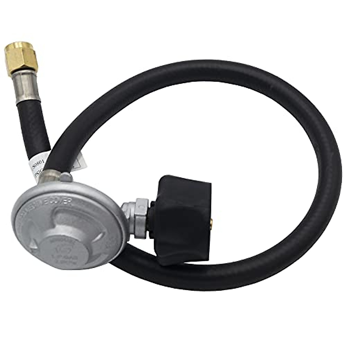 Supplying Demand 2 Foot Hose with Propane Regulator Assembly for BBQ Grills Gas Heaters
