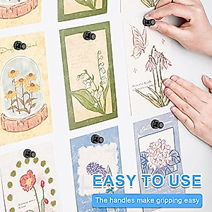 12Pcs Black Fridge Magnet Refrigerator Magnets, Whiteboard Magnets, Fridge Magnets Adults, Magnets Fridge, Small Strong Magnets for Whiteboard, Locker, Map, Kitchen, Office, School