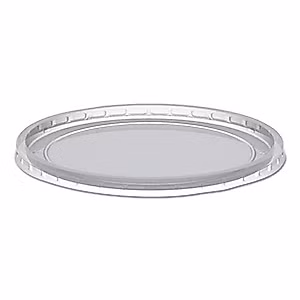 Anchor Packaging MicroLite Deli Tub Lid, Inside-Cap Fit, Fits 8-32 oz Containers, 4.56" Diameter x 0.26"h, Clear, Plastic, 500/Carton
