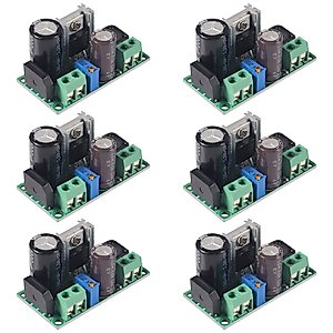 ACEIRMC 6pcs AC/DC to DC Step Down Buck Converter AC 5-30V DC 5-48V 24V 36V 48V to DC 2.5-35V 12V Voltage Regulator Board 2A Adjustable Volt Power Supply Module
