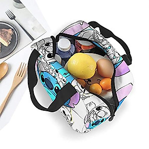 FANGAO Lunch Bag For Men Women Kids Insulated Leakproof Large Waterproof Reusable Lunchbox With Zipper Work Outdoor Travel Picnic,8.5x8x5 Inch