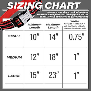 Black Rhino - The Hybrid Striped Dog Collar (Medium) for Medium Large Breeds | Heavy Duty | Soft Padded Neoprene - Reflective & Adjustable - Matching Leashes Sold Separately