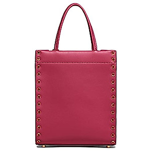 COACH Crystal Rivets Mini Cashin Tote Hyacinth One Size