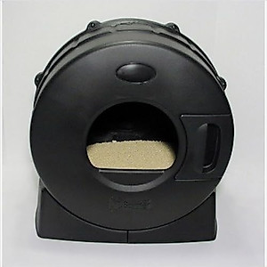 Litter Spinner Cat Litter Box, Black 18X20X14.5 inches