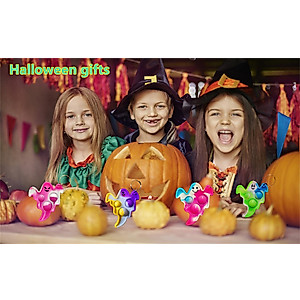 Roaqua 30 Packs Bulk Halloween Ghost Fidget Bubble Mini Pop,Halloween Party Favors,Birthday Supplies and Student Prizes Gifts
