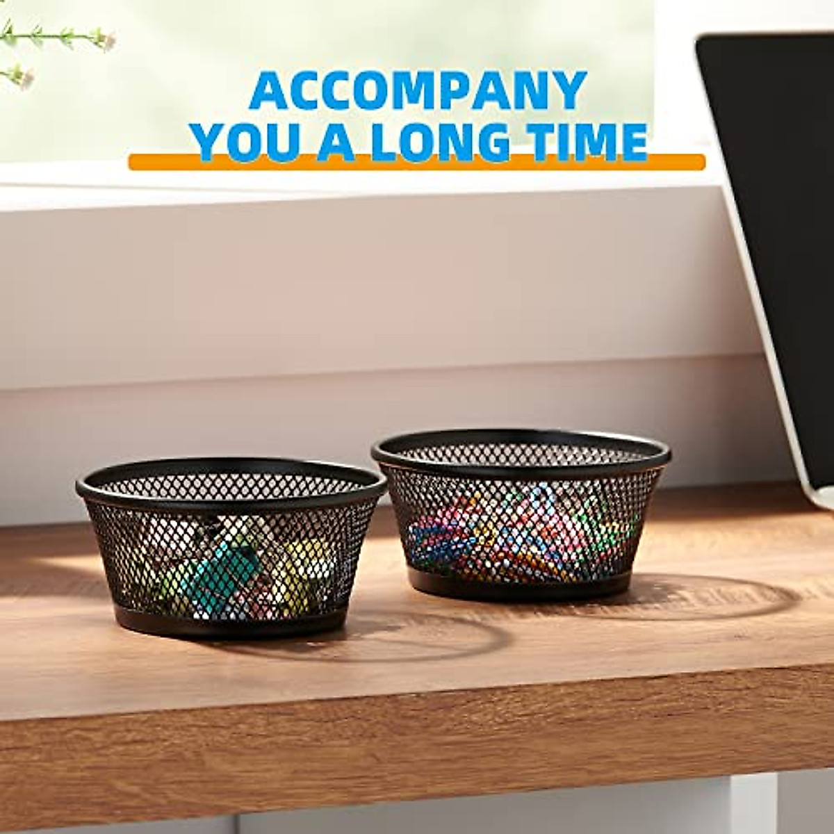 Paper Clip Holder, Paperclip Holders for Desk, Paper Clip Holder for Desk, 4 Pack Paperclip Holder, Magnetic Paper Clip Holder for Desk, Paper Clip Dispenser, Paper Clip Organizer Office (Black)