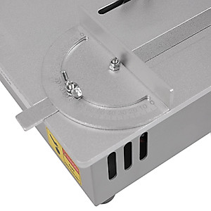 Bachin Mini Hobby Table Saw Handmade Woodworking Bench Saw 1/2" Adjustable Cut Depth, Seven Speed Adjustable Power Supply, Small Hobby Table Saw for Miniature Wood Craft Cutting