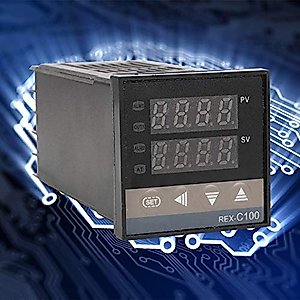 PID REX-C100 Digital Temperature Controller + 40A Solid State Relay K Thermocouple GD 40A SSR