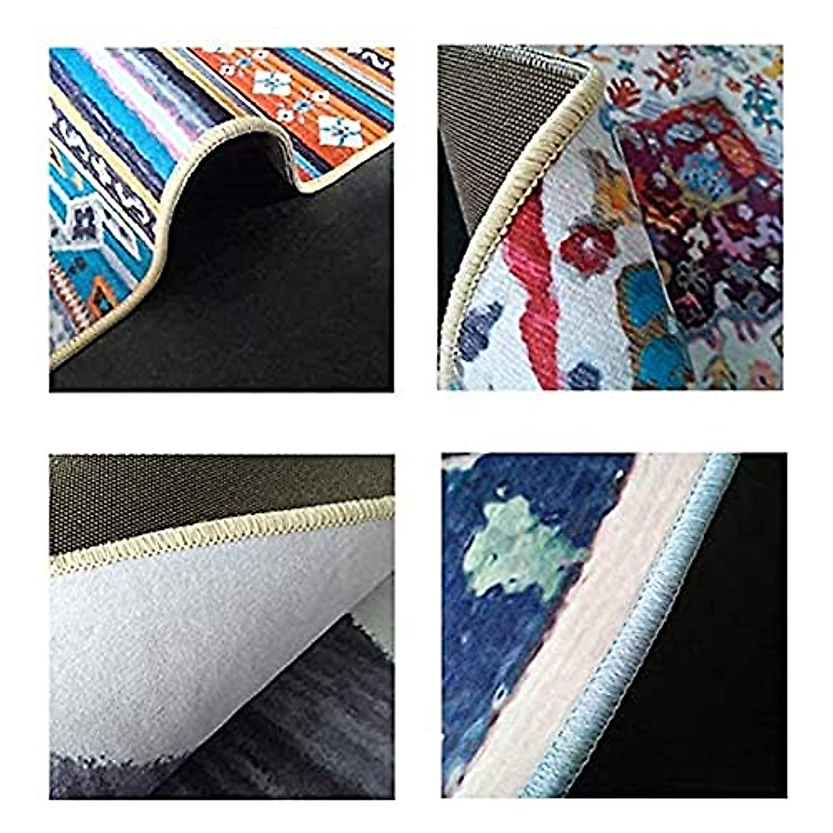 WERTYG Area Rugs, Modern Rugs Extra Large Non-Slip Floor Mat Fashionable Nordic Minimalist Pink Green Geometric Gold Stitching Home Accessories Living Bedroom Dining Room (60 90cm) (Size : 160230cm)