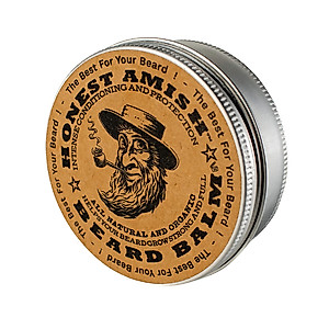 Honest Amish Beard Balm - New Large 4 Ounce Twist Tin