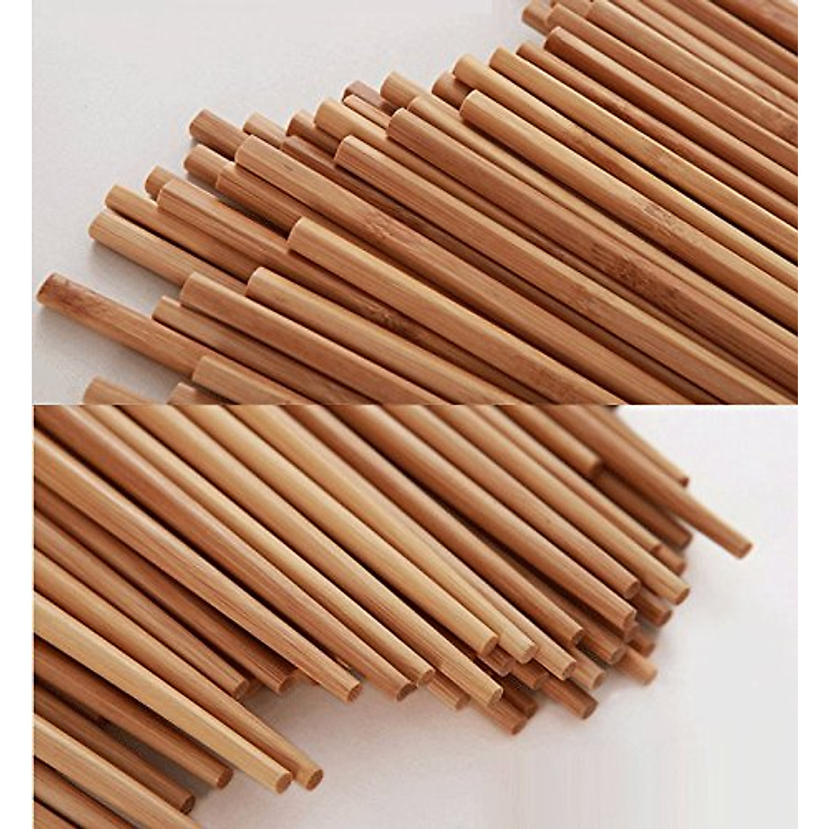 Bamboo Chopsticks Reusable Dishwasher Safe Natural Chinese Health Wooden Bamboo Chopsticks,Long 10 Pairs Sets for Restaurant Home Use Premium Material