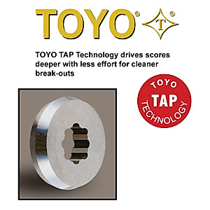 Toyo "Tap Wheel" Thick Glass Cutter