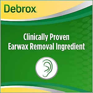 Debrox Ear Wax Removal Drops, Gentle Microfoam Ear Wax Remover, 0.5 Fl Oz, 2 Pack