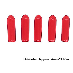 Screw End Cap, Flexible Thread Protector Safe Wide Application for Flanges(4mm/0.16in)