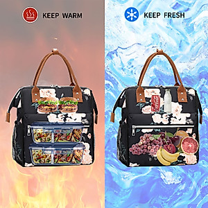 Imyth Large Lunch Bag for Women Reusable Insulated leakproof Lunch Box Organize