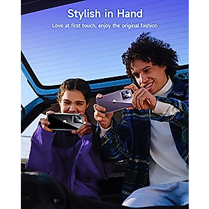 Humixx Crystal Clear Designed for iPhone 14 Pro Max Case, with 2X Screen Protector + 2X Lens Protector [Not-Yellowing][Full Body Protection] Shockproof Protective iPhone 14 Pro Max Phone Case 6.7 Inch